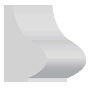 Base Cap 166 | Crown Molding | Mouldings Inc | DC MD VA