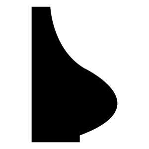 11/16 x 1-1/8 Base Cap | Base Cap Moulding | Mouldings Inc. | DC MD VA