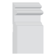 11/16 x 7 Baseboard | Baseboard Moulding | Mouldings Inc. | DC MD VA